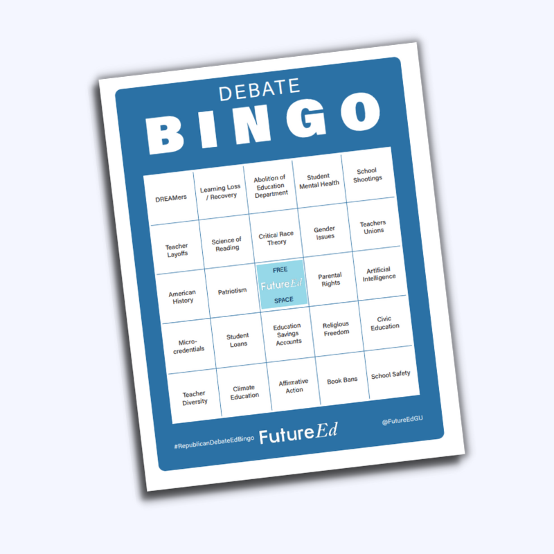 Play Education Bingo During the Republican Presidential Primary Debates ...